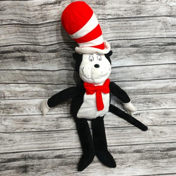 Dr. Seuss | Toys | 2 Cat In The Hat Dr Seuss Plush Used But Good ...